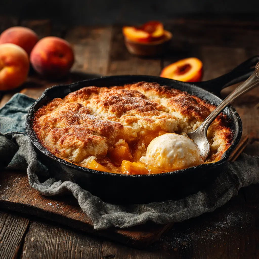 Easy Peach Cobbler Recipe (Quick & Foolproof)