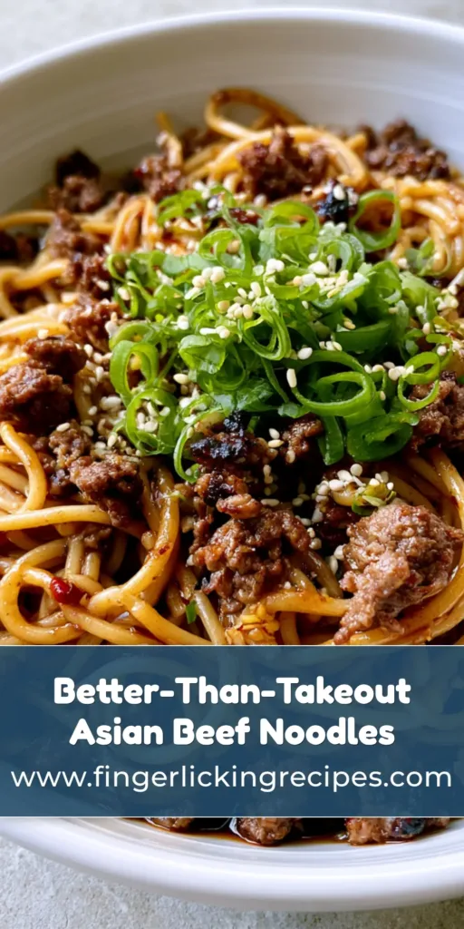 Asian Ground Beef Spaghetti: A 20-Minute Umami-Packed Fusion Dinner