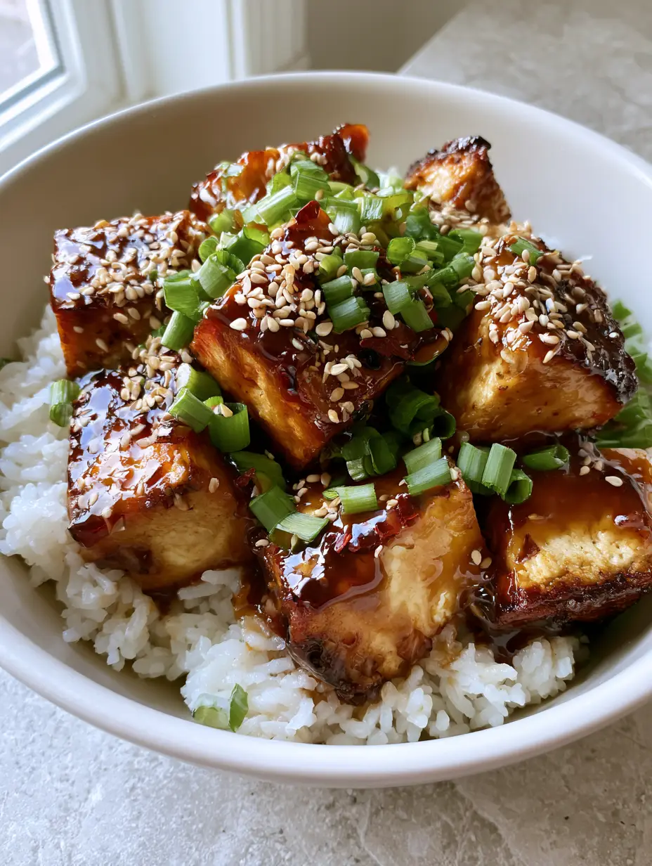 Honey Garlic Tofu: Crispy Pan-Seared Cubes in a Glossy Umami Glaze