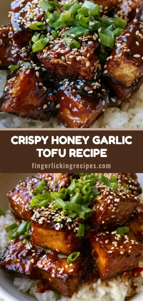 Honey Garlic Tofu: Crispy Pan-Seared Cubes in a Glossy Umami Glaze